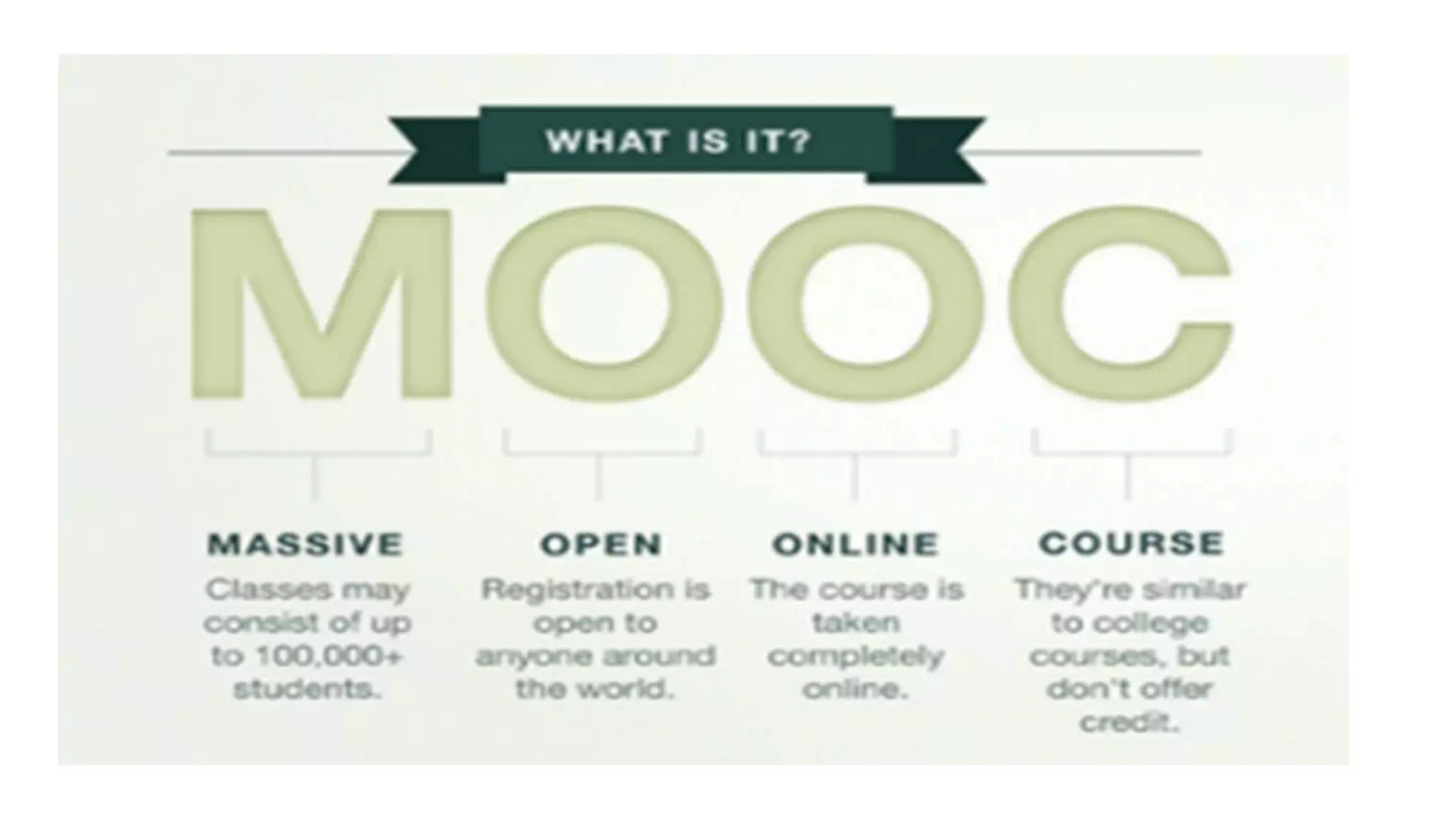 What is a mooc | PPTX