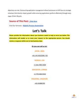 What Is AMS? Application Management Services Explained | PDF