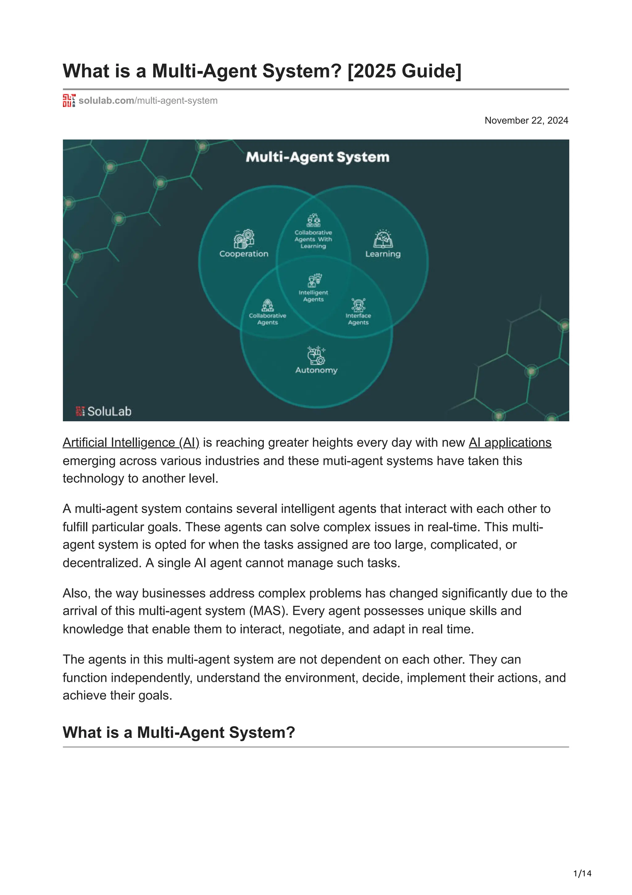What is a Multi-Agent System 2025 Guide.pdf