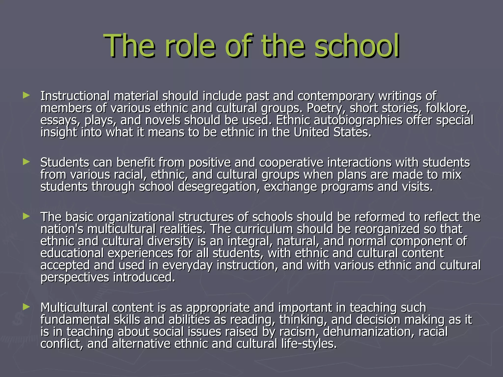 What is a Multicultural Curriculum | PPT