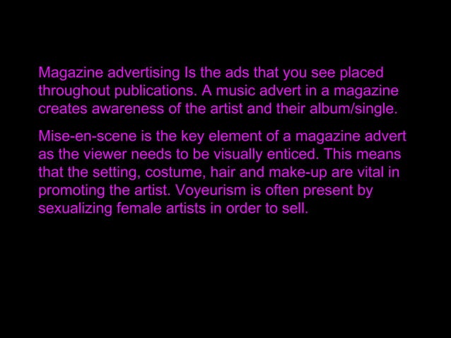 What is a music advert? | PPT