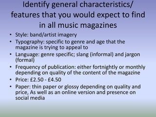 What is a music magazine | PPTX