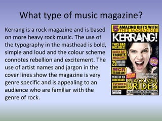 What is a music magazine | PPTX