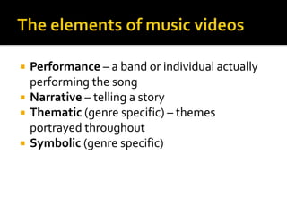 What is a music video | PPT