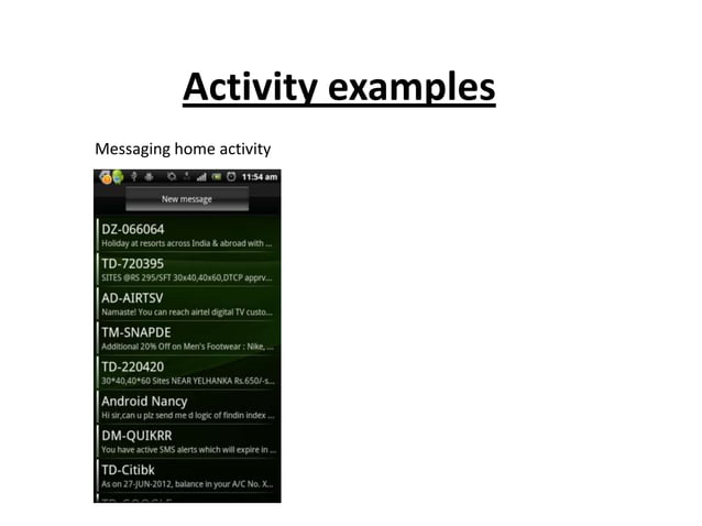 What is an activity | PPT
