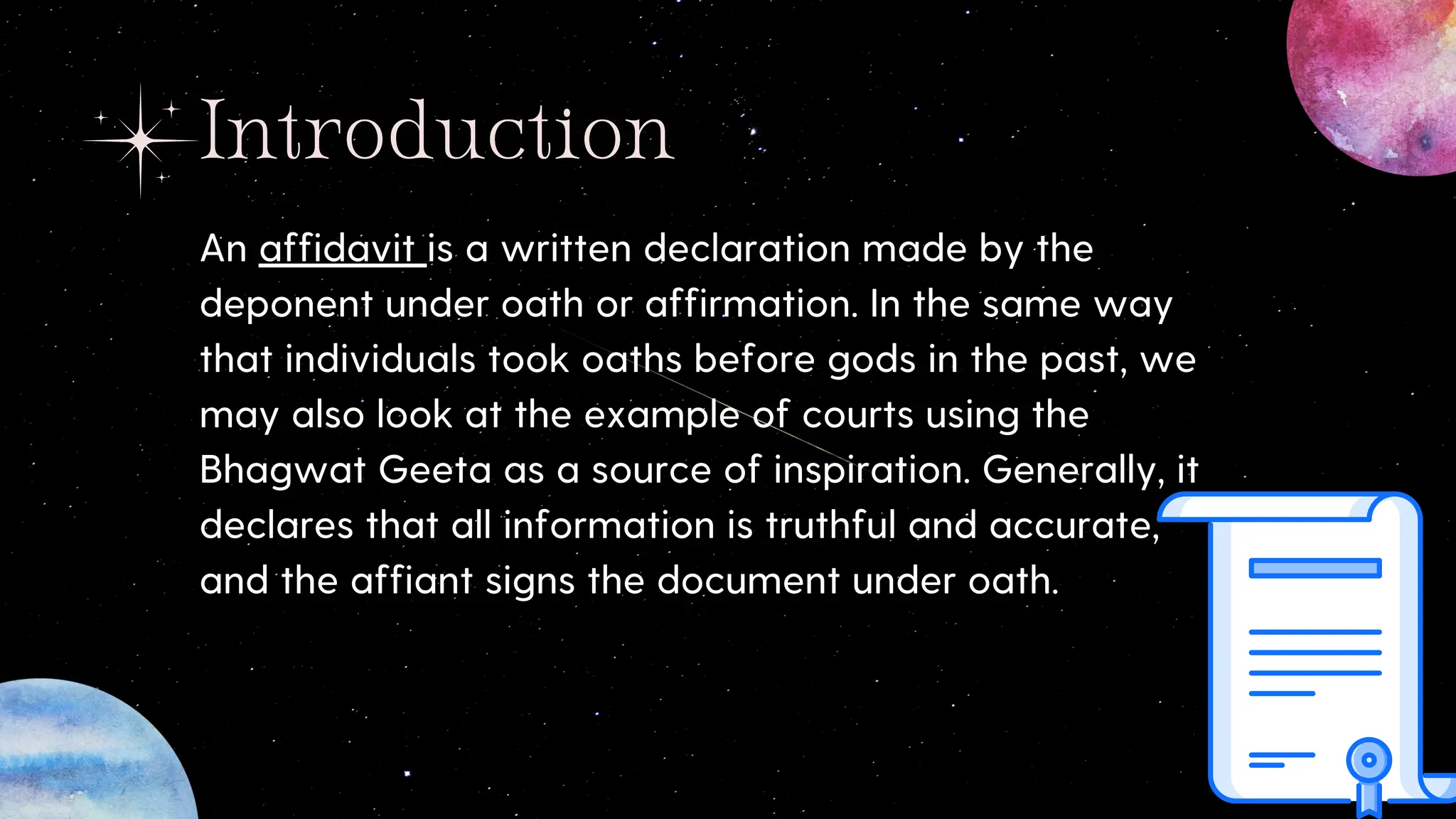 What is an affidavit? - A Details Guides | PDF