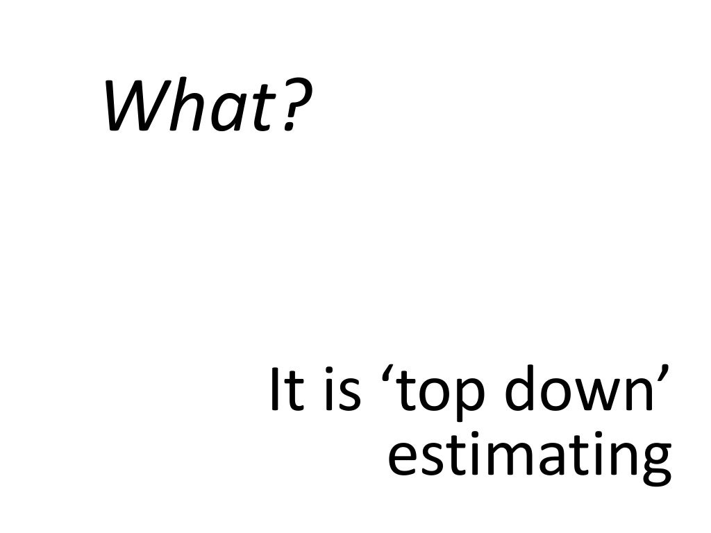 what-is-analogous-estimating