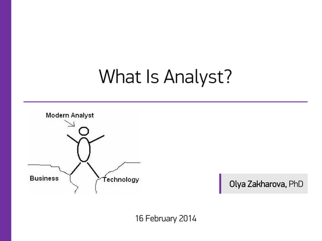 What Is Analyst? | PPT