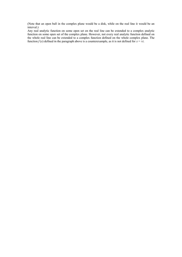 What Is Analytic Functions Pdf
