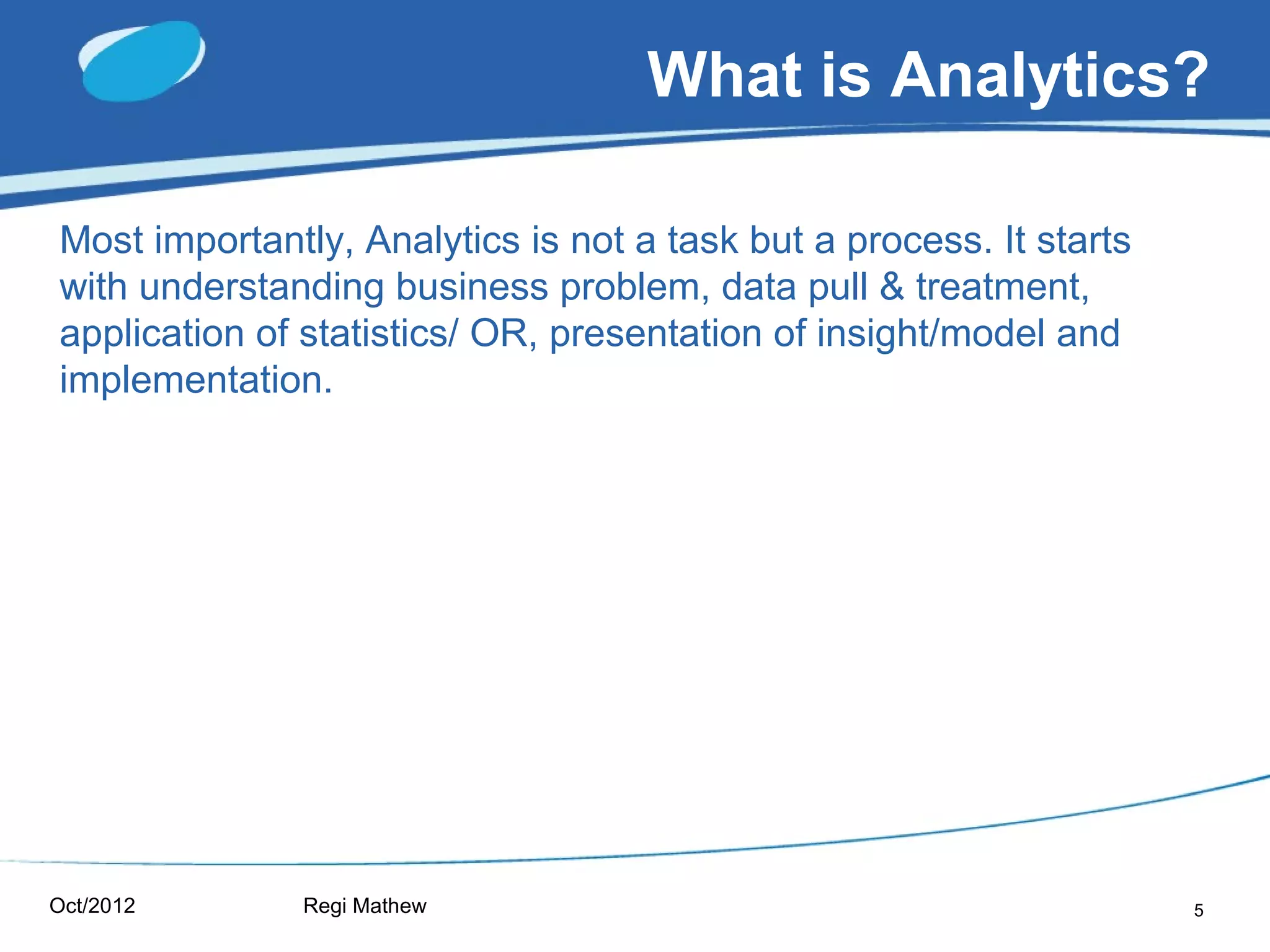 What is analytics | PPT
