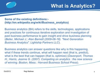 What is analytics | PPT