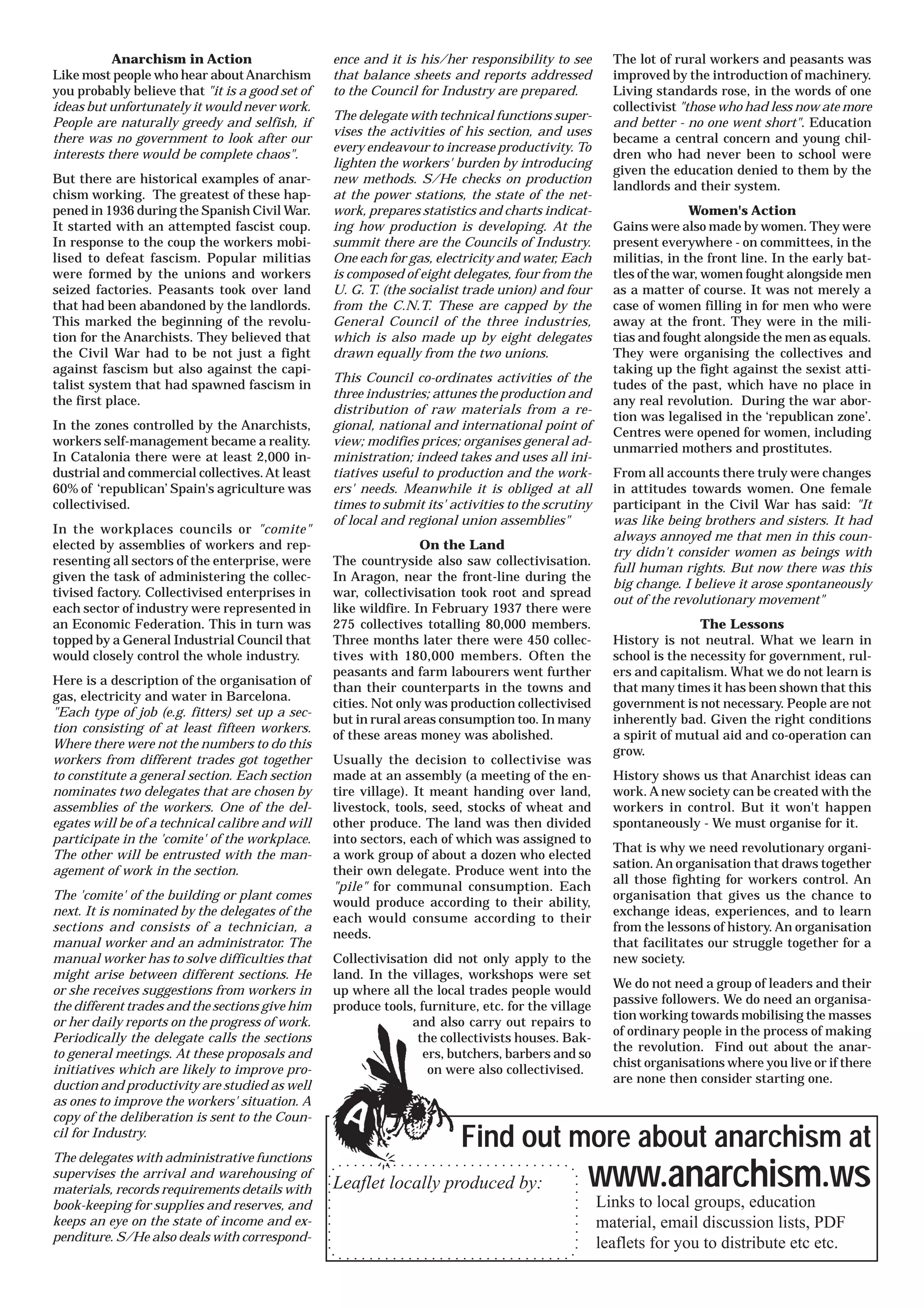 What is anarchism | PDF | Government Support and Welfare | Financial ...