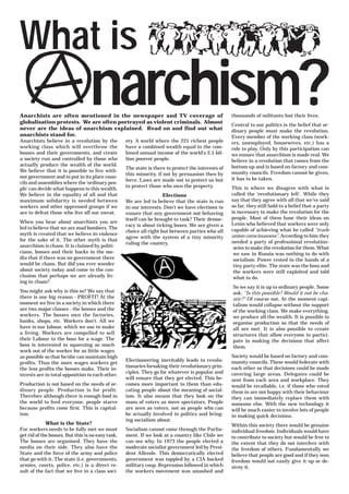 What is anarchism | PDF | Government Support and Welfare | Financial ...