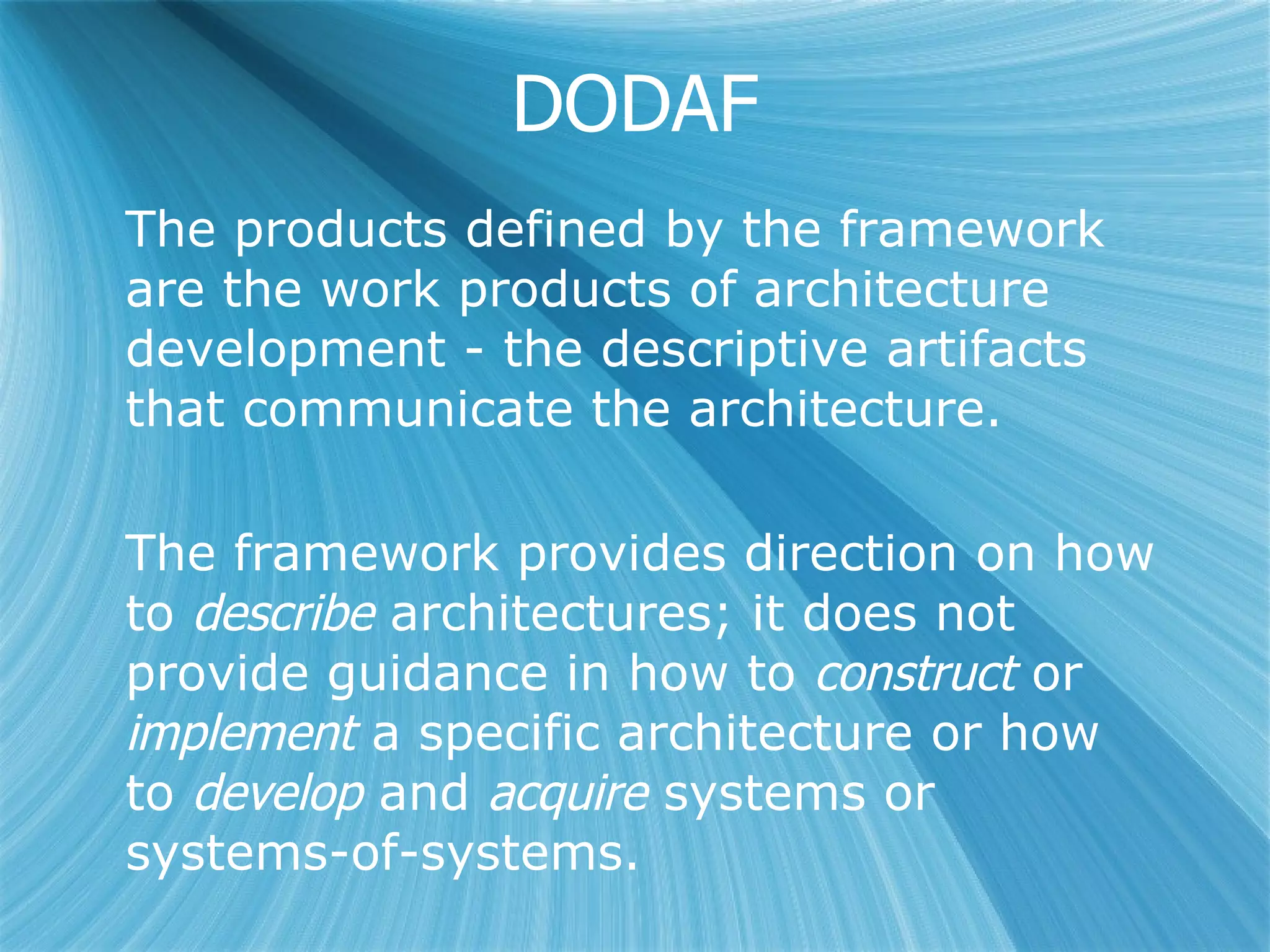What Is An Architectural Framework | PPT