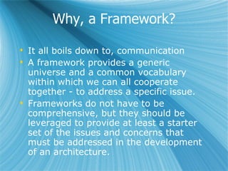 What Is An Architectural Framework | PPT