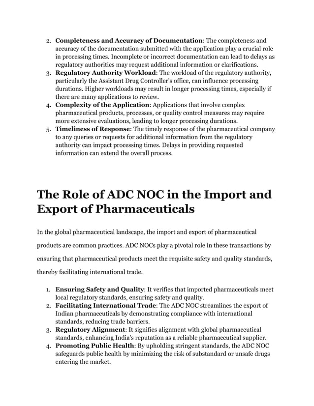 What Is An Assistant Drug Controller (Adc) Noc In India And Why Is It ...