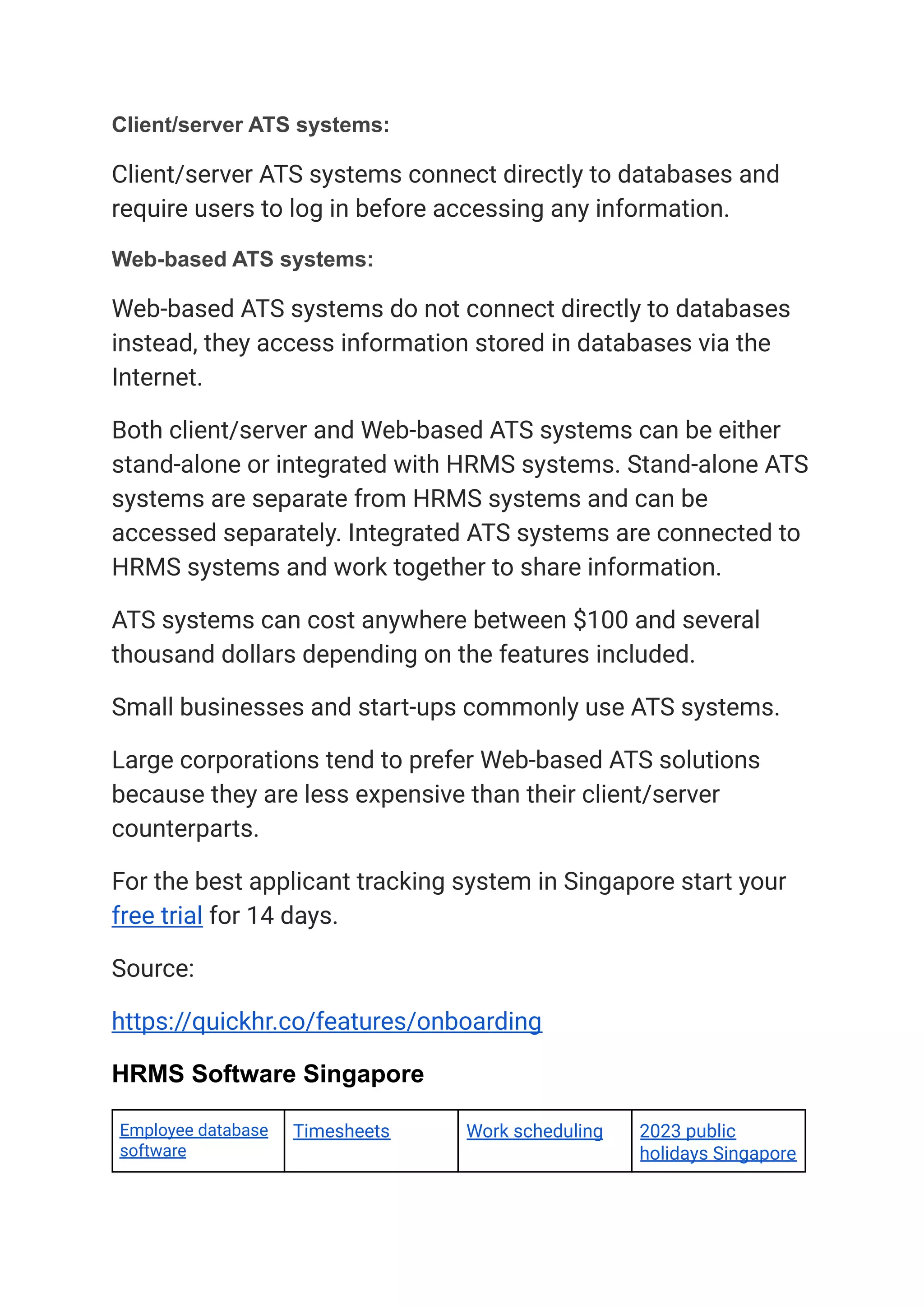 What is an ATS system | PDF