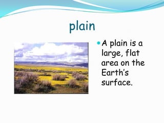 What is a natural landscape | PPTX