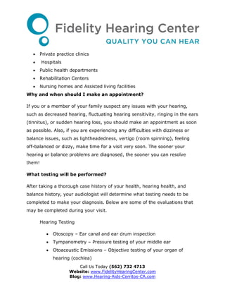What is an Audiologist | PDF