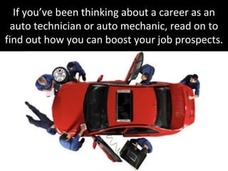 What is an auto technician? | PPTX