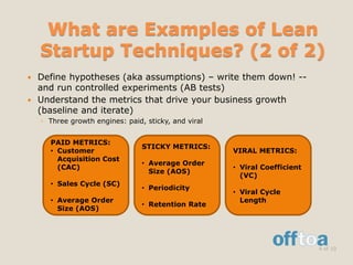 What is (and isn't) a lean startup | PPT