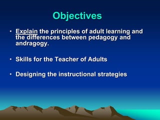 What is andragogy | PPTX