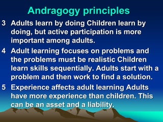 What is andragogy | PPTX