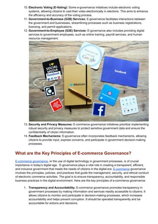 What is an E-commerce Governance-electronic.pdf