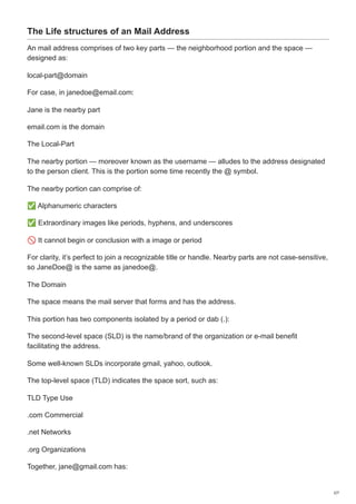 What is an E-mail Address Definition Structure and Utilization ...