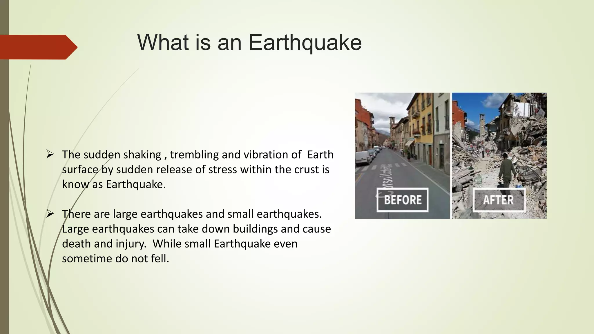 What is an Earthquake | PPTX | Geography | Science