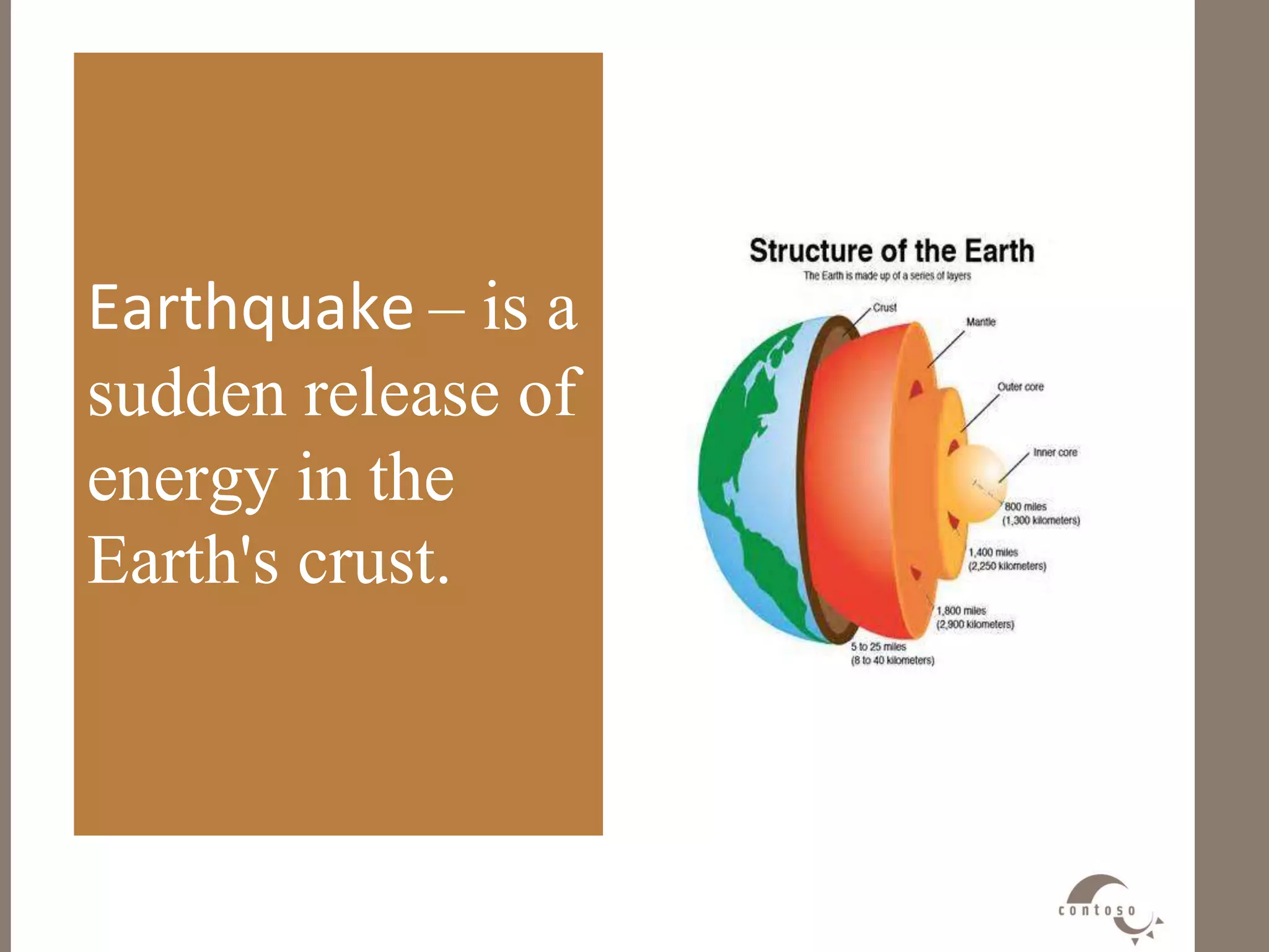 What is an earthquake pptx | PPTX | Geology | Science