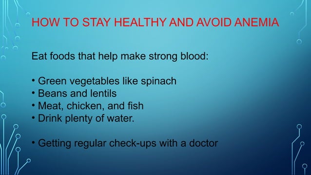 What is Anemia? Class 4 level teaching Science | PPTX