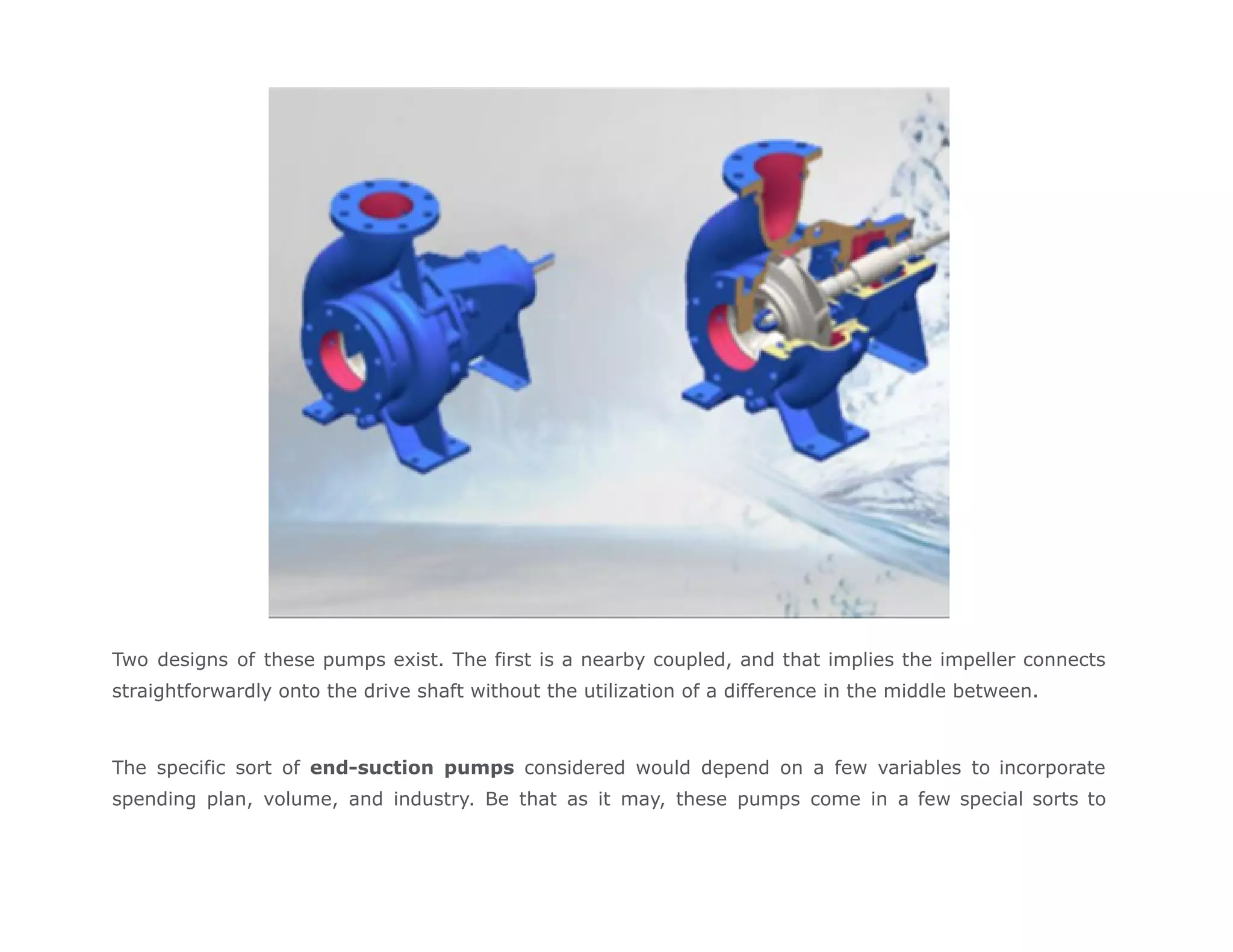 What Is an End-Suction Pump? | PDF