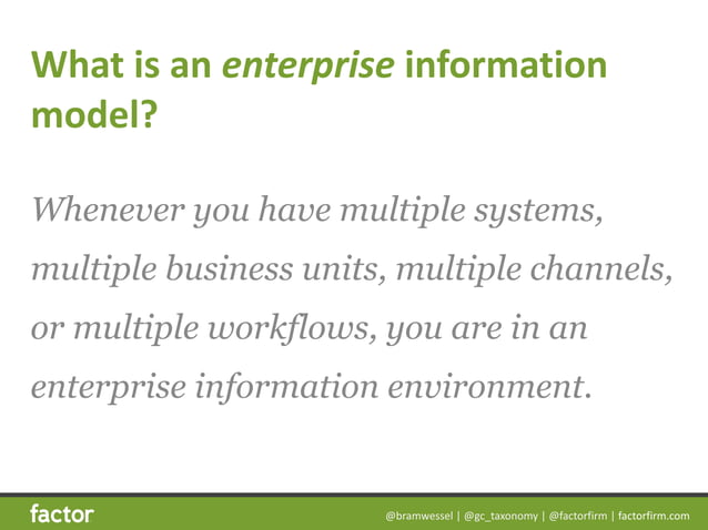 What is an Enterprise Information Model? | PDF | Business | Business ...