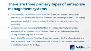 What is an enterprise management system? | PDF