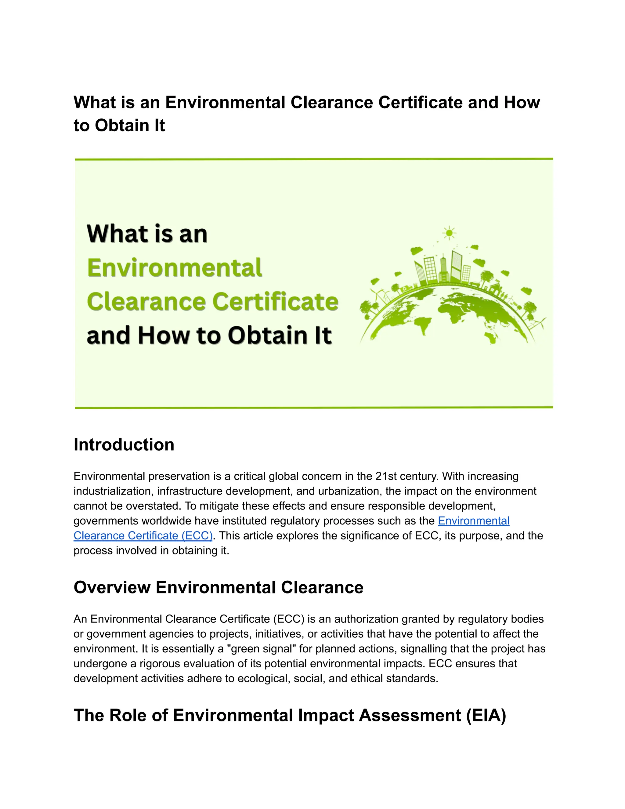 What is an Environmental Clearance Certificate and How to Obtain It.pdf