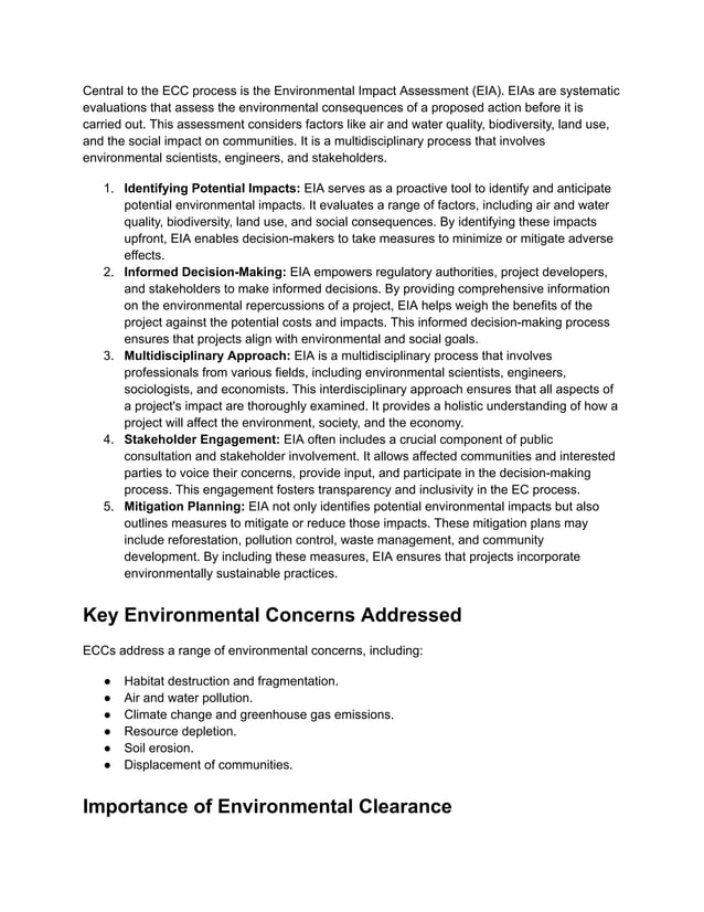 What is an Environmental Clearance Certificate and How to Obtain It.pdf ...