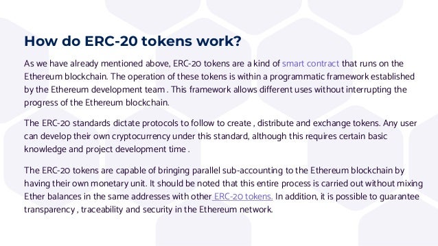 What is an erc 20 token | PPT