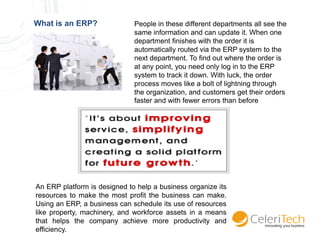 What is an erp.ppt | Free Download