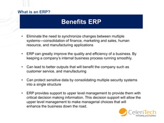 What is an erp.ppt | Free Download