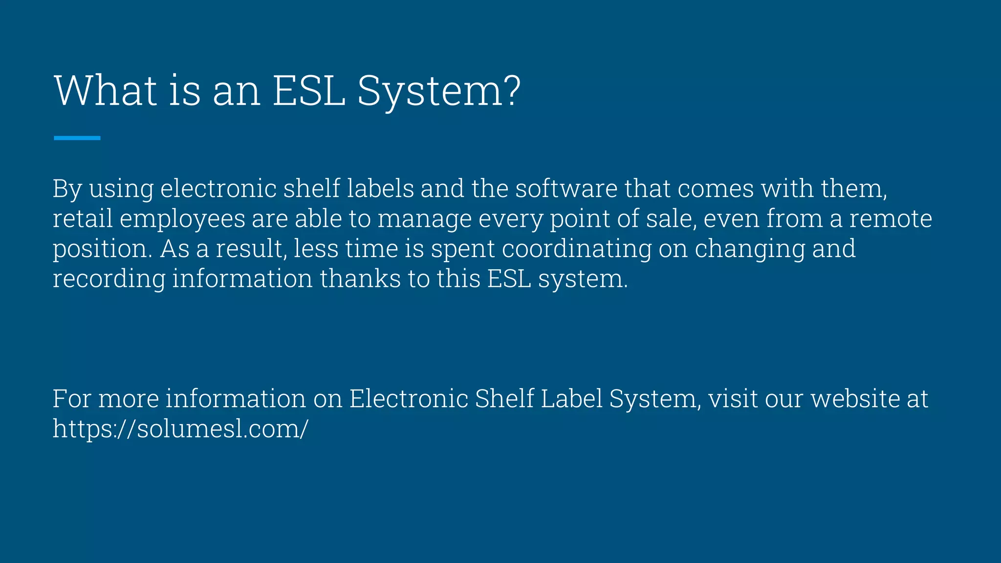 What is an ESL System_.pptx | Technology & Computing