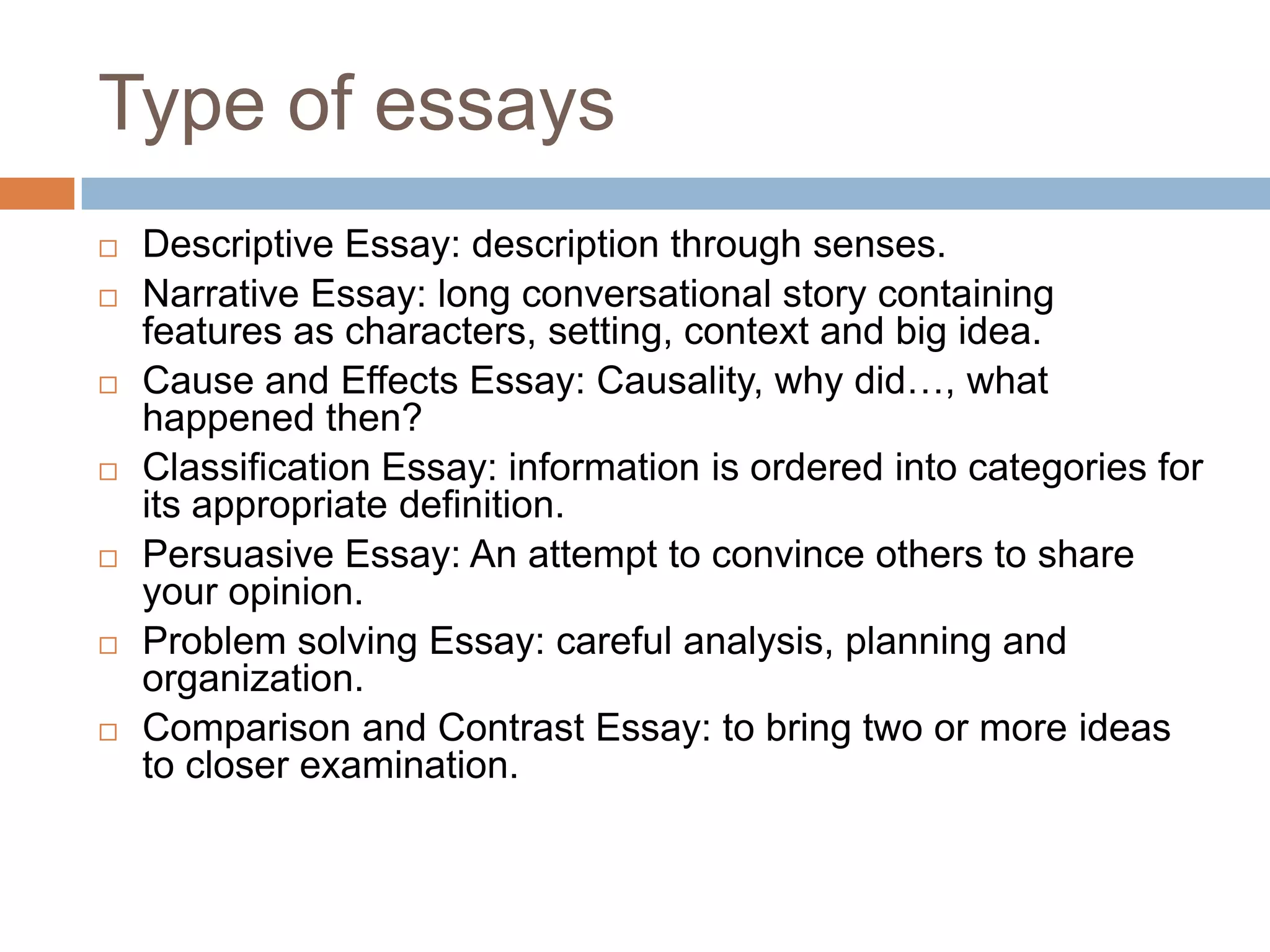 What is an essay | PPTX