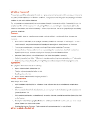 What is a neuroma | DOCX