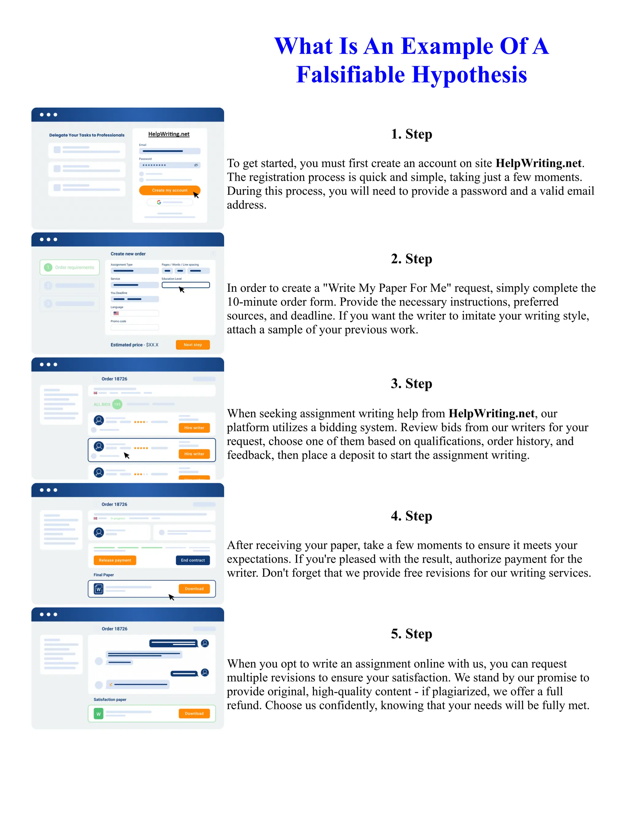What Is An Example Of A Falsifiable Hypothesis | PDF