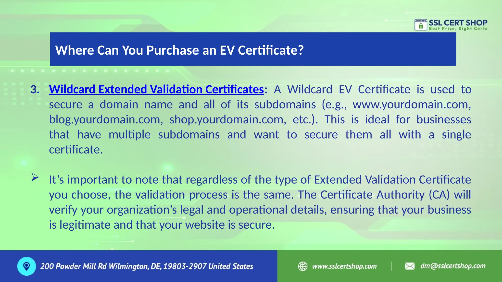 What is an Extended Validation (EV) Certificate | PPT