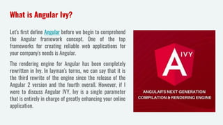 What is Angular Ivy? | PPT