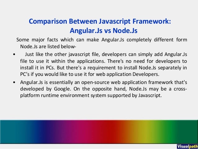 What is angular js and node js,what is the difference between angularjs ...