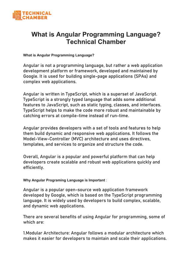 What is Angular Programming Language.pdf
