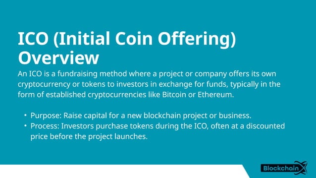 What is an ICO on blockchain and how can it change the world | PPTX