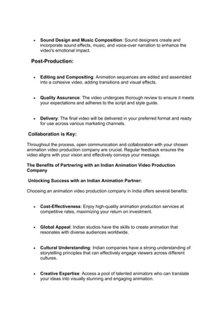 What is Animation Video Production: A Guide | PDF